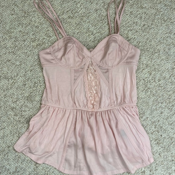 Victoria's Secret | Tops | Xs New Victorias Secret Pink Babydoll ...